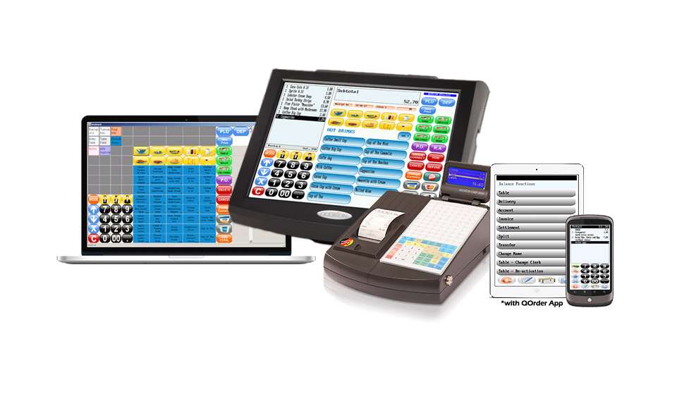 Quorion QTouch 15B Restaurant POS Complete System – RED EPoS
