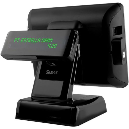 Sam4s Titan 160 & S Series – 2 Line Customer Display Black – RED EPoS